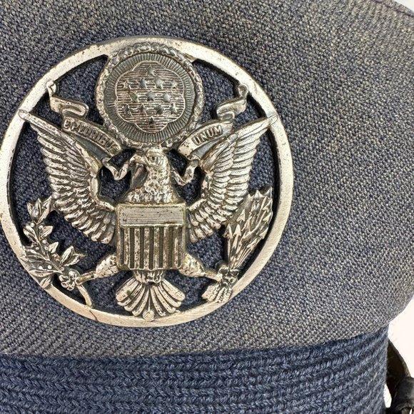 Unk | Accessories | Vintage 670s Usaf Enlisted Military Service Cap Hat ...